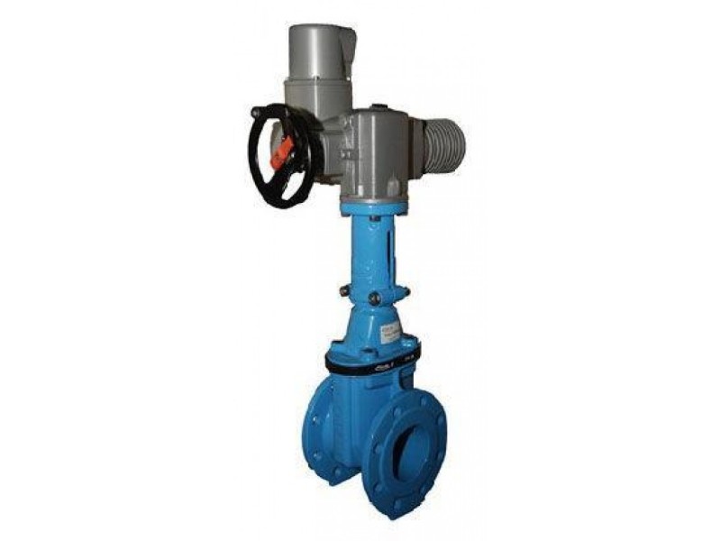 Задвижка Hawle 4000ELE2 PN 16 DN 400 с электроприводом AUMA